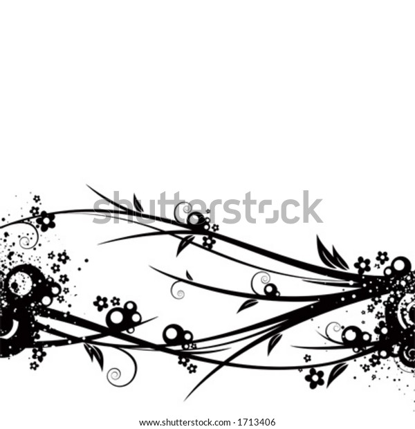Black White Background Illustration Stock Vector (Royalty Free) 1713406 ...