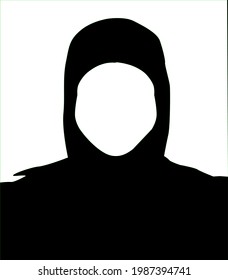 Black White Background No Face Stock Vector (Royalty Free) 1987394741 ...