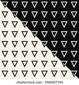Black White Background Same Triangles Vector Stock Vector (Royalty Free ...