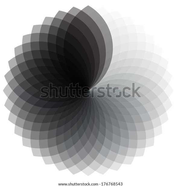Black White Color Wheel Stock Vector (Royalty Free) 176768543 ...