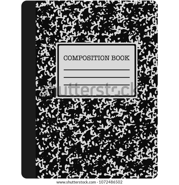 Black White Composition Book Illustration Classic Stock Vector (Royalty ...