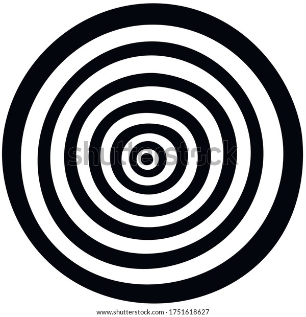 Black White Drawing Hypnosis Stock Vector (Royalty Free) 1751618627 ...