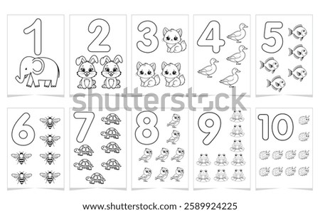 Number Clipart Black And White | Free download on ClipArtMag