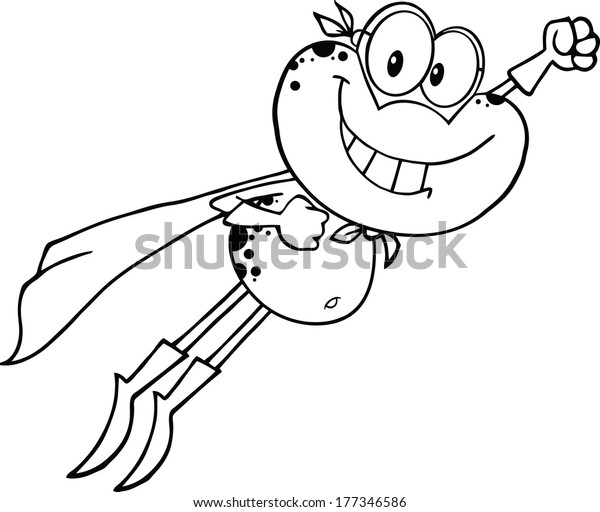 Black White Frog Superhero Cartoon Character 스톡 벡터(로열티 프리) 177346586 ...