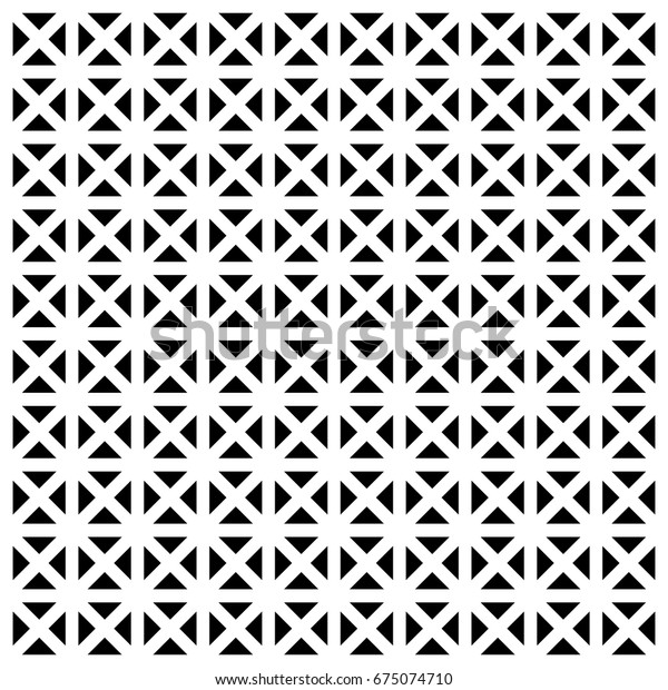 Black White Geometric Pattern Stock Vector (Royalty Free) 675074710 ...