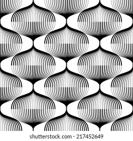 Geometric Seamless Pattern Ellipses Vector Illustration Stock Vector ...
