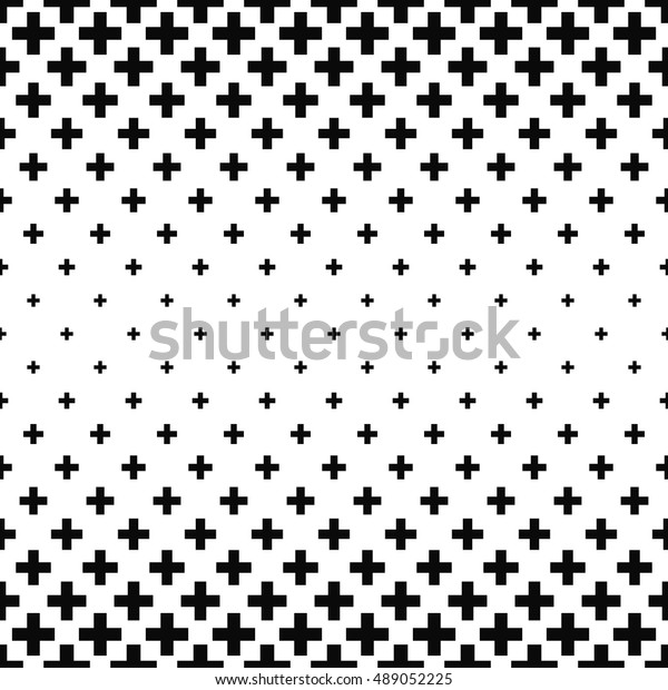 Black White Greek Cross Pattern Background Stock Vector (Royalty Free ...