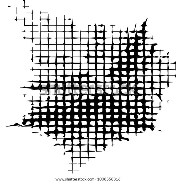 Black White Grunge Vector Line Background Stock Vector (Royalty Free ...