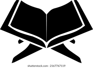 Black White Holy Quran Vector Stock Vector (Royalty Free) 2167767119 ...
