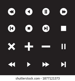 Black White Icons Set Stock Vector (Royalty Free) 1877121373 | Shutterstock