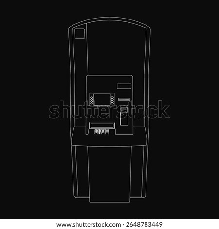 Atm Machine Drawing | Free download on ClipArtMag
