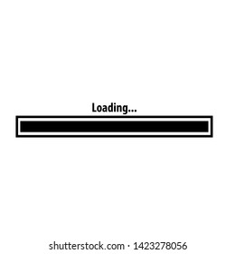 Black White Loading Bar Icon Vector: เวกเตอร์สต็อก (ปลอดค่าลิขสิทธิ์ ...