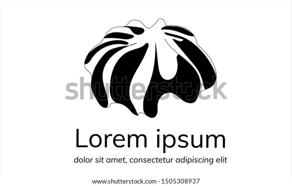 Black White Logo Icon Sketch Vector Stock Vector (Royalty Free ...