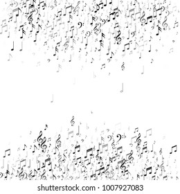 Black White Music Note Texture Music Stock Vector (Royalty Free ...