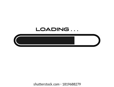 Black White Progress Loading Bar Vector Stock Vector (Royalty Free ... Black White Progress Loading Bar Vector Stock Vector (Royalty Free ...
