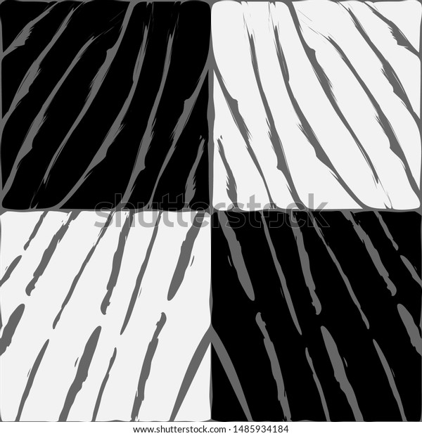 Black White Rectangles Gray Decorative Texture Stock Vector (Royalty ...