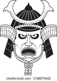 Black White Samurai Cartoon: เวกเตอร์สต็อก (ปลอดค่าลิขสิทธิ์ ...