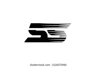 Black White Simple 55 Number Logo Stock Vector (Royalty Free ...