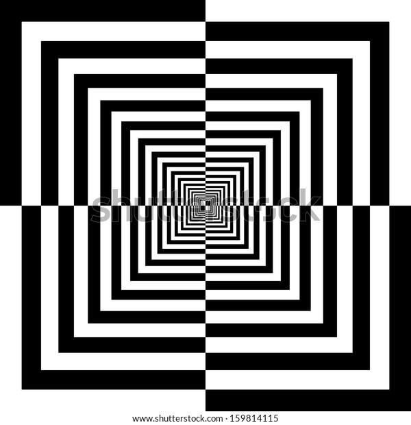Black White Squares Stock Vector (Royalty Free) 159814115