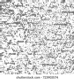Halftone Pattern Corrupted Code Glitch Background Stock Vector (Royalty ...