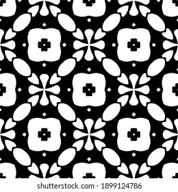 Black White Texture Seamless Geometric Pattern Stock Vector (Royalty ...