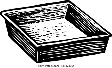 Black White Vector Illustration Cake Pan: เวกเตอร์สต็อก (ปลอดค่า ...