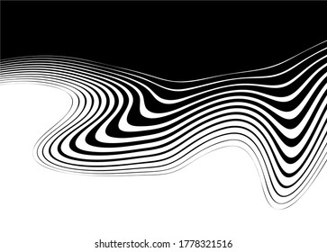 Black White Vector Pattern Transition Black Stock Vector (Royalty Free ...