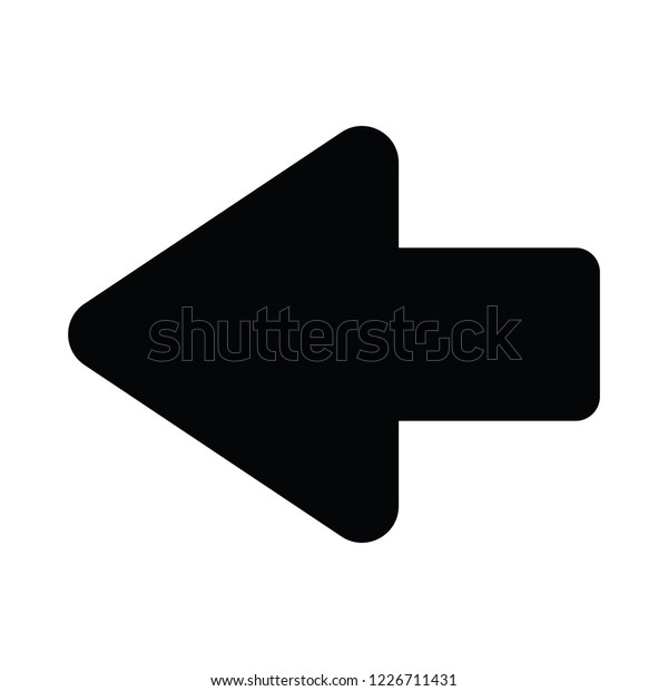 Black White Vector Silhouette Arrow Stock Vector (Royalty Free ...
