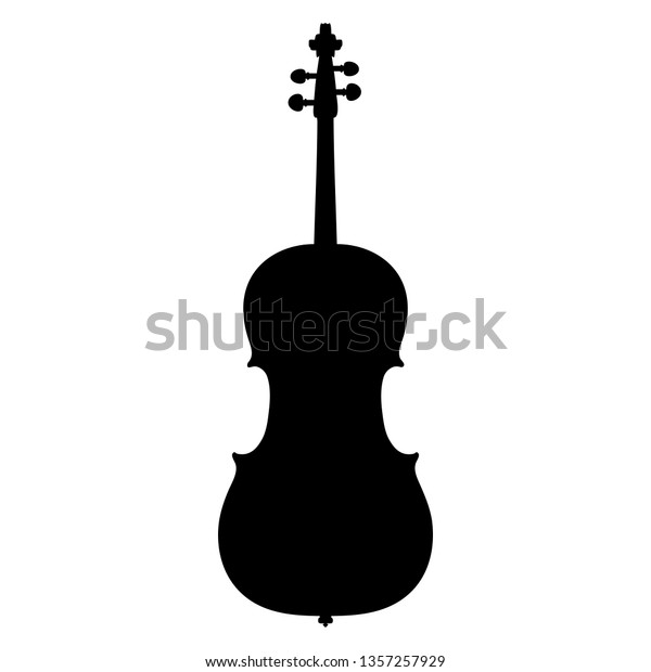5.691 Cello silhouette Gambar, Foto Stok & Vektor | Shutterstock