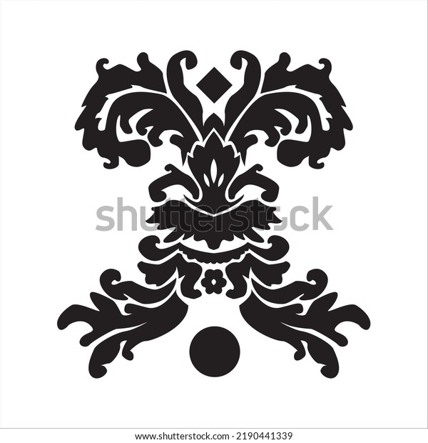 Black White Vertical Digital Drawing Abstract Stock Vector (Royalty ...