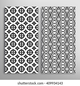 Cnc Pattern Set Decorative Vector Panels Stock Vector (Royalty Free ...