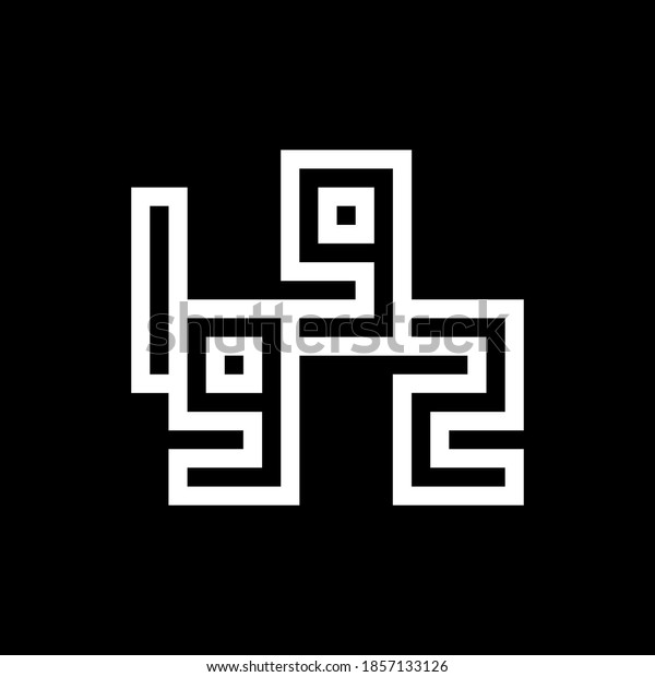 Black White Year 1992 Text Vector Stock Vector (Royalty Free ...