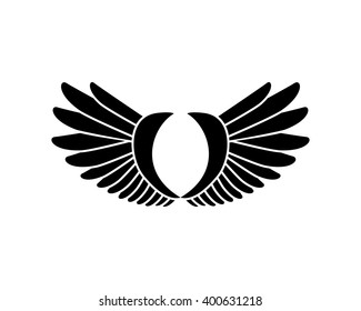 Black Wing Stock Vector (Royalty Free) 400631218 | Shutterstock