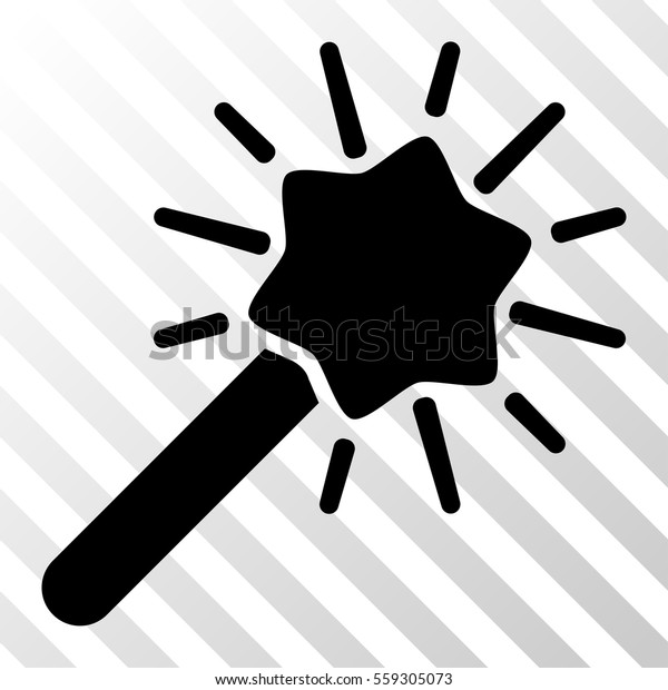 Black Wizard Tool Interface Toolbar Icon Stock Vector (Royalty Free ...