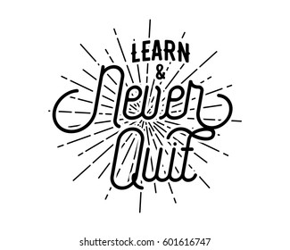 Black Words Sentence Typography Typographic Writing Stock Vector ...