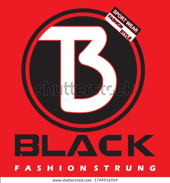 Black Writing Logo Design Template Black Stock Vector (Royalty Free ...