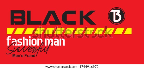 Black Writing Logo Design Template Black Stock Vector (Royalty Free ...