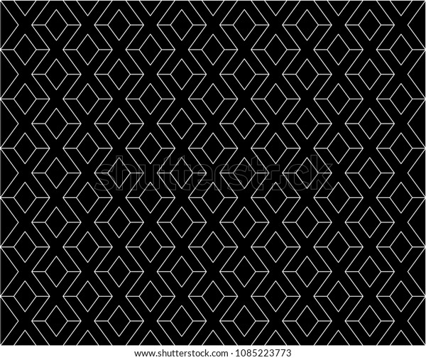 Black X Alphabet Pattern On Black Stock Vector (Royalty Free) 1085223773