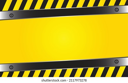 Black Yellow Construction Background Can Be Stock Vector (Royalty Free ...