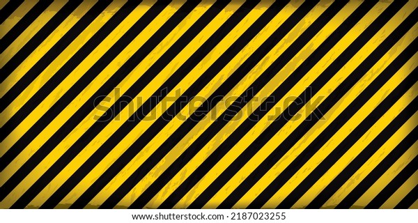 Black Yellow Diagonal Line Stripes Texture Stock Vector (Royalty Free ...