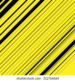 Black Yellow Diagonal Lines Different Thickness Stock Vector (Royalty ...