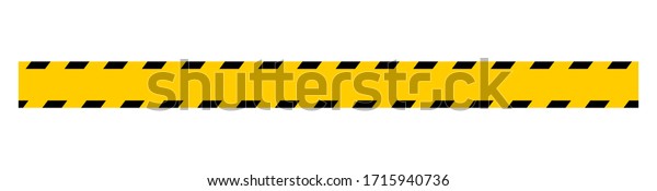 Black Yellow Long Security Stripe Floor Stock Vector (Royalty Free ...