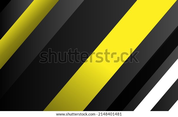 Black Yellow Striped Background Stock Vector (Royalty Free) 2148401481 ...