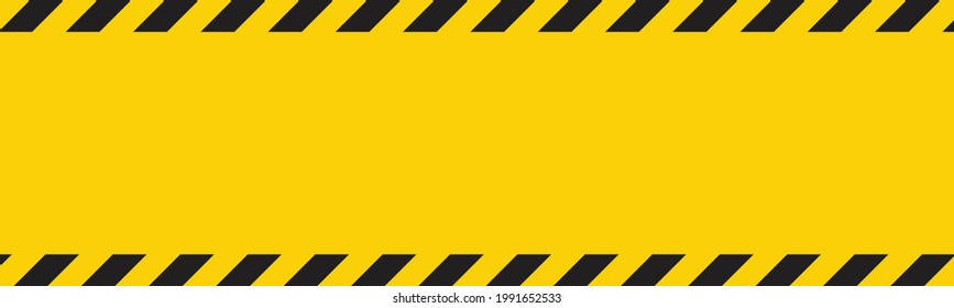 Black Yellow Warning Hazard Pattern Background Stock Vector (Royalty ...