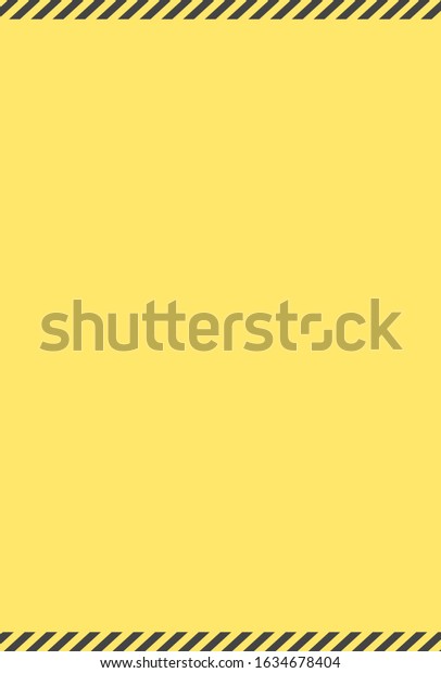 Black Yellow Warning Texture Pastel Yellow Stock Vector (Royalty Free ...