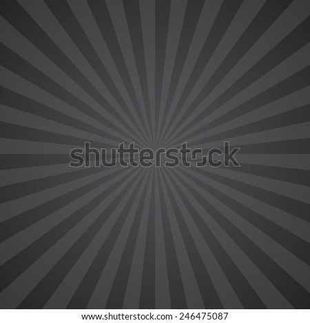 Blackgray Color Burst Background Vector Illustration Stock Vector ...