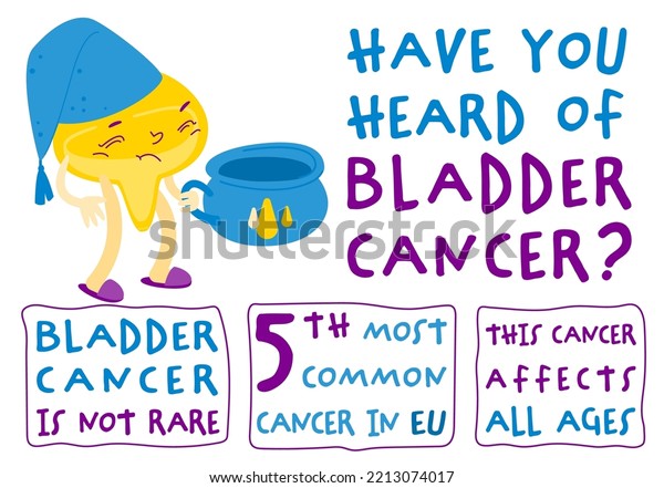 Bladder Cancer Useful Information Human Organ Stock Vector (Royalty ...