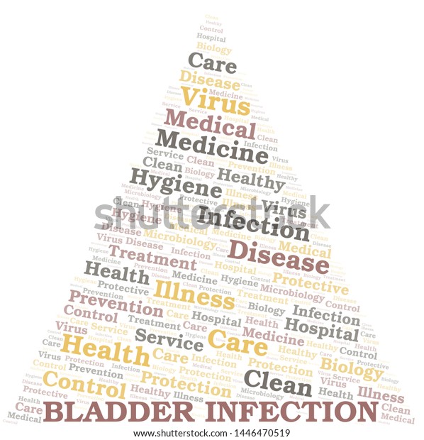 Bladder Infection Word Cloud Vector Made Stock Vector (Royalty Free ...