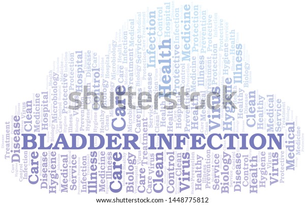 Bladder Infection Word Cloud Vector Made Stock Vector (Royalty Free ...