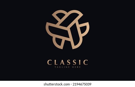 Blade Cutter Logo Vector Monogram Template Stock Vector (Royalty Free ...